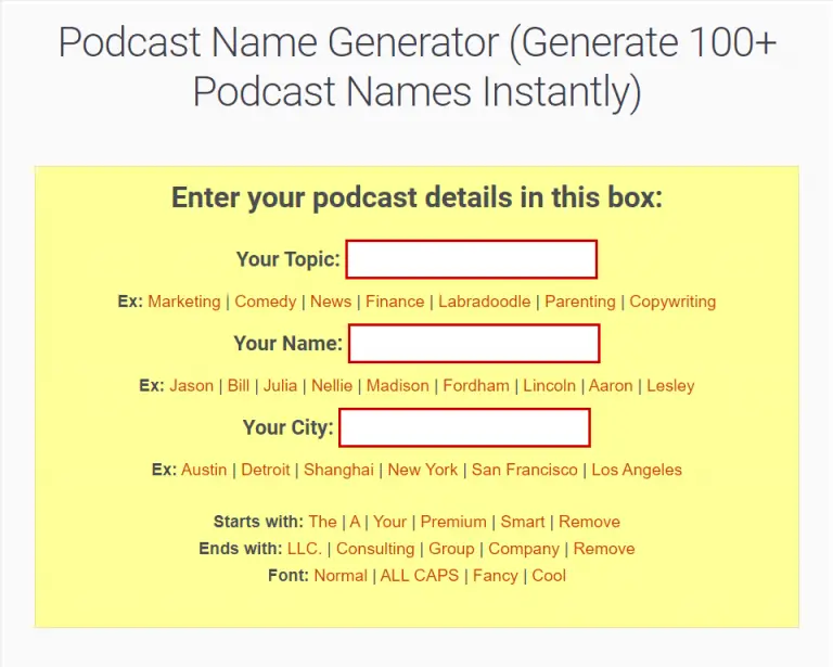 How to Name a Podcast - An In-Depth Guide - MediaEquipt