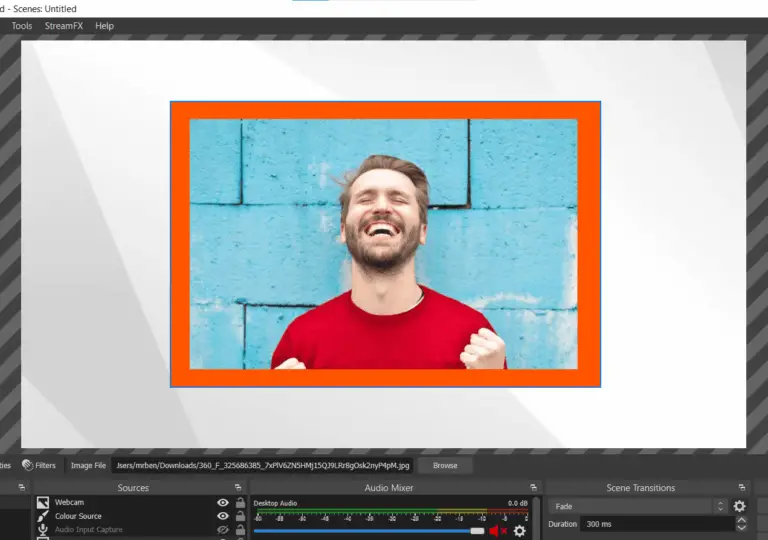 How To Make A Webcam Border in OBS Studio - MediaEquipt