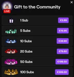 What Are Gifted Subs On Twitch? - MediaEquipt