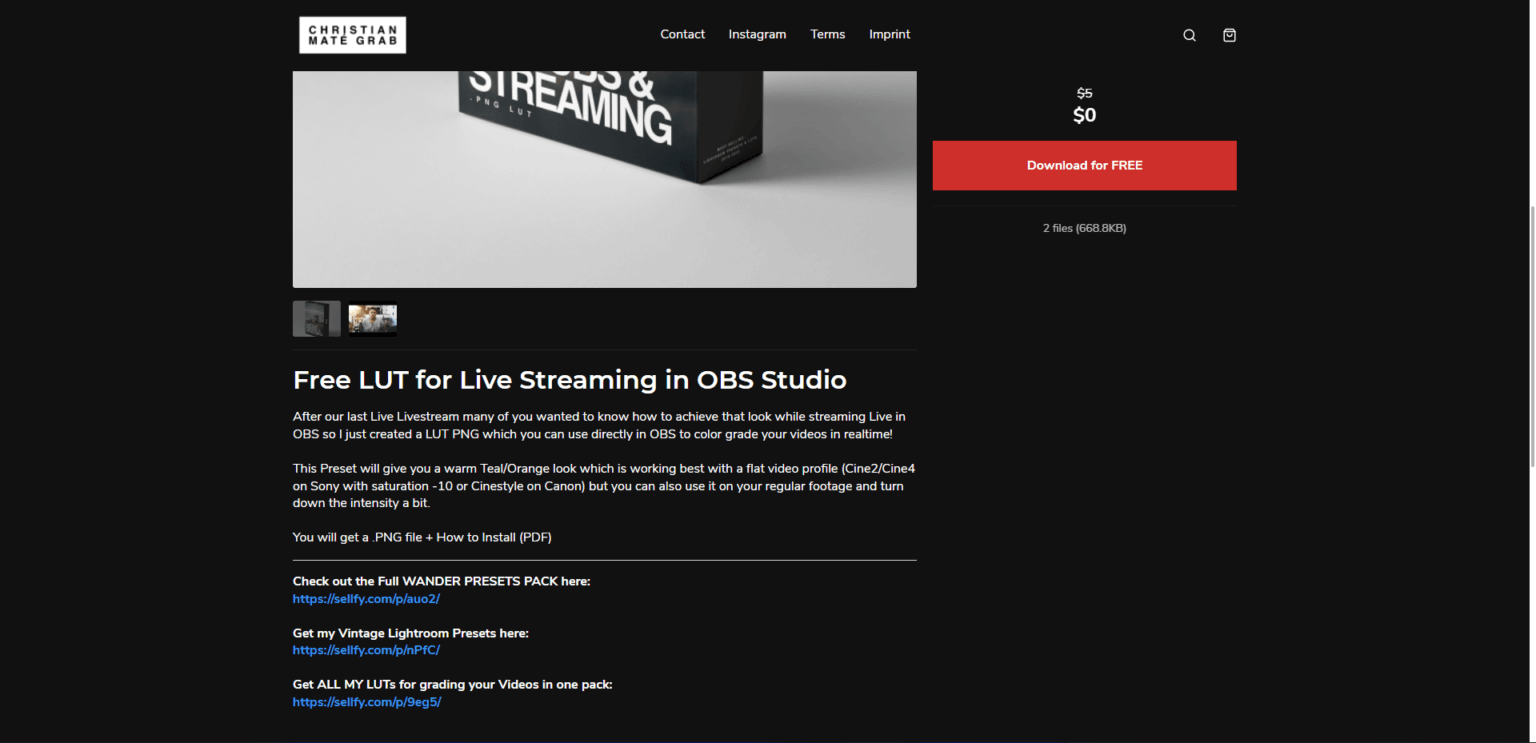 Top 5 Free LUTs for OBS Studio and Streamlabs Desktop - MediaEquipt