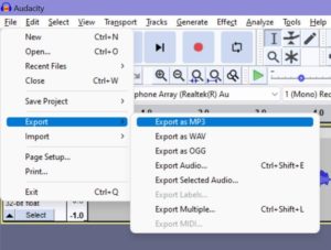 How to Export an Mp3 in Audacity: Best Settings - MediaEquipt